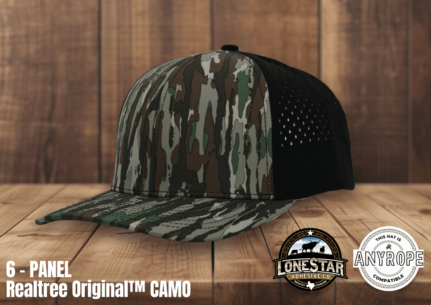 6-Panel Durra-Bull Headwear – Lone Star Adhesive