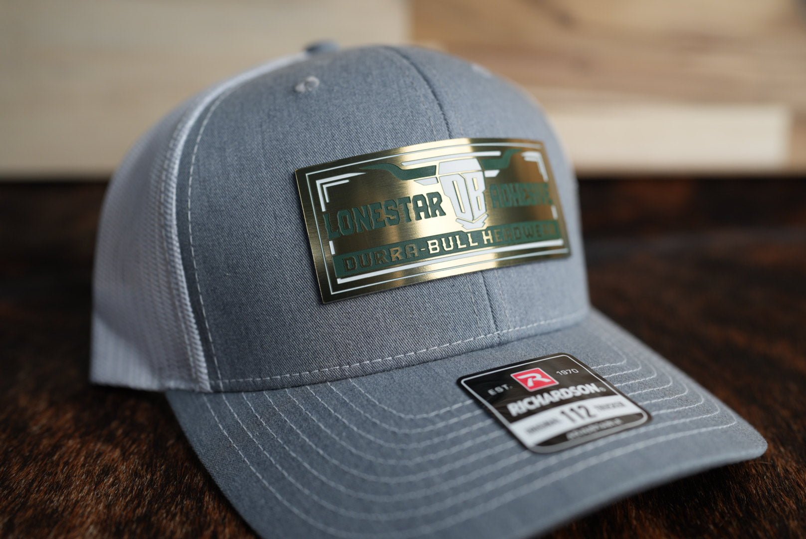 Acrylic: Antique Gold / Green / White TriLayer Durra-Bull™ Laserable P ...