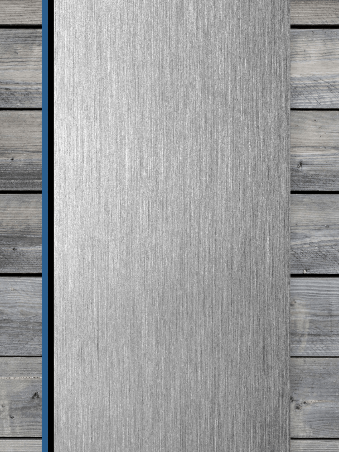 Acrylic: Stainless / Black / Blue TriLayer Durra-Bull™ Laserable Panel ...