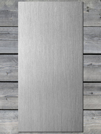 Acrylic: Brushed Stainless / Red Durra-Bull™ Laserable Panels (12"x24 ...