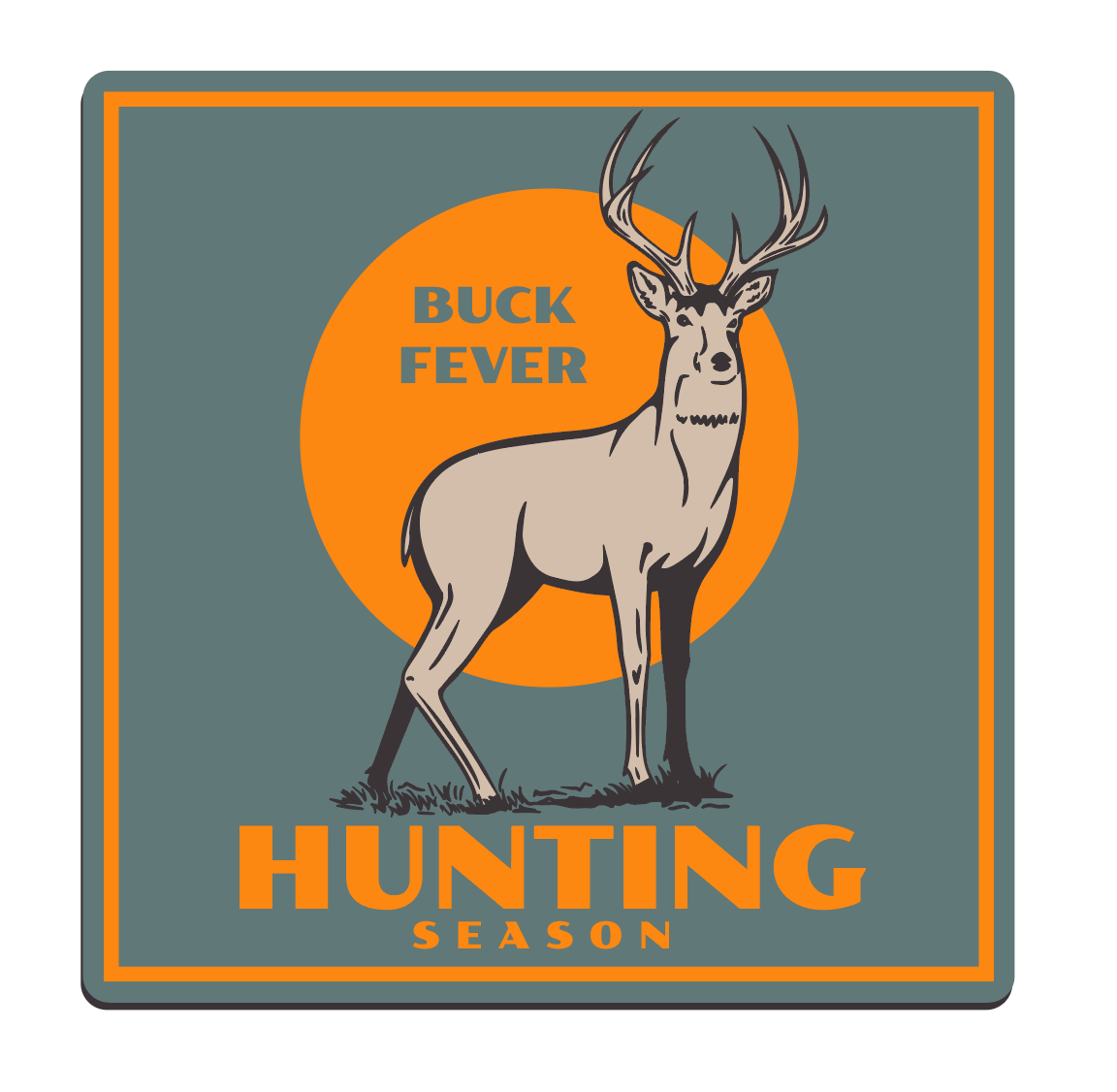 "Buck Fever" UV Printed Patches – Lone Star Adhesive