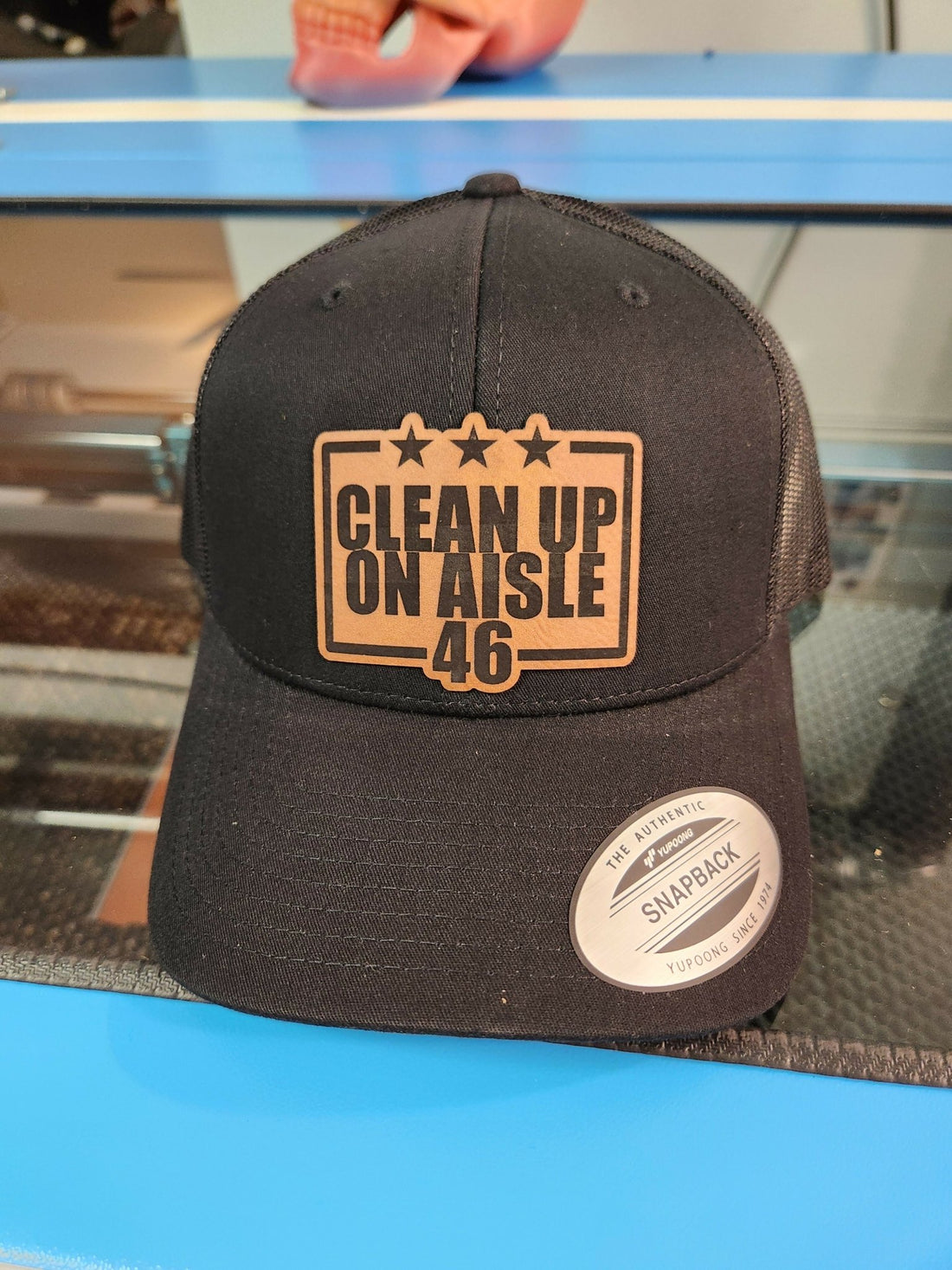 Clean up on Aisle 46 Patch Digital File SVG – Lone Star Adhesive