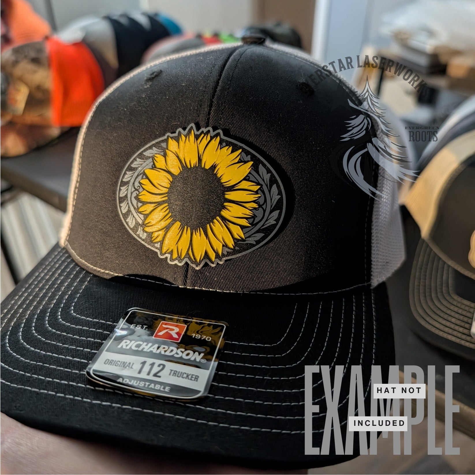 Country Sunflower Stainless Acrylic Patch – Lone Star Adhesive