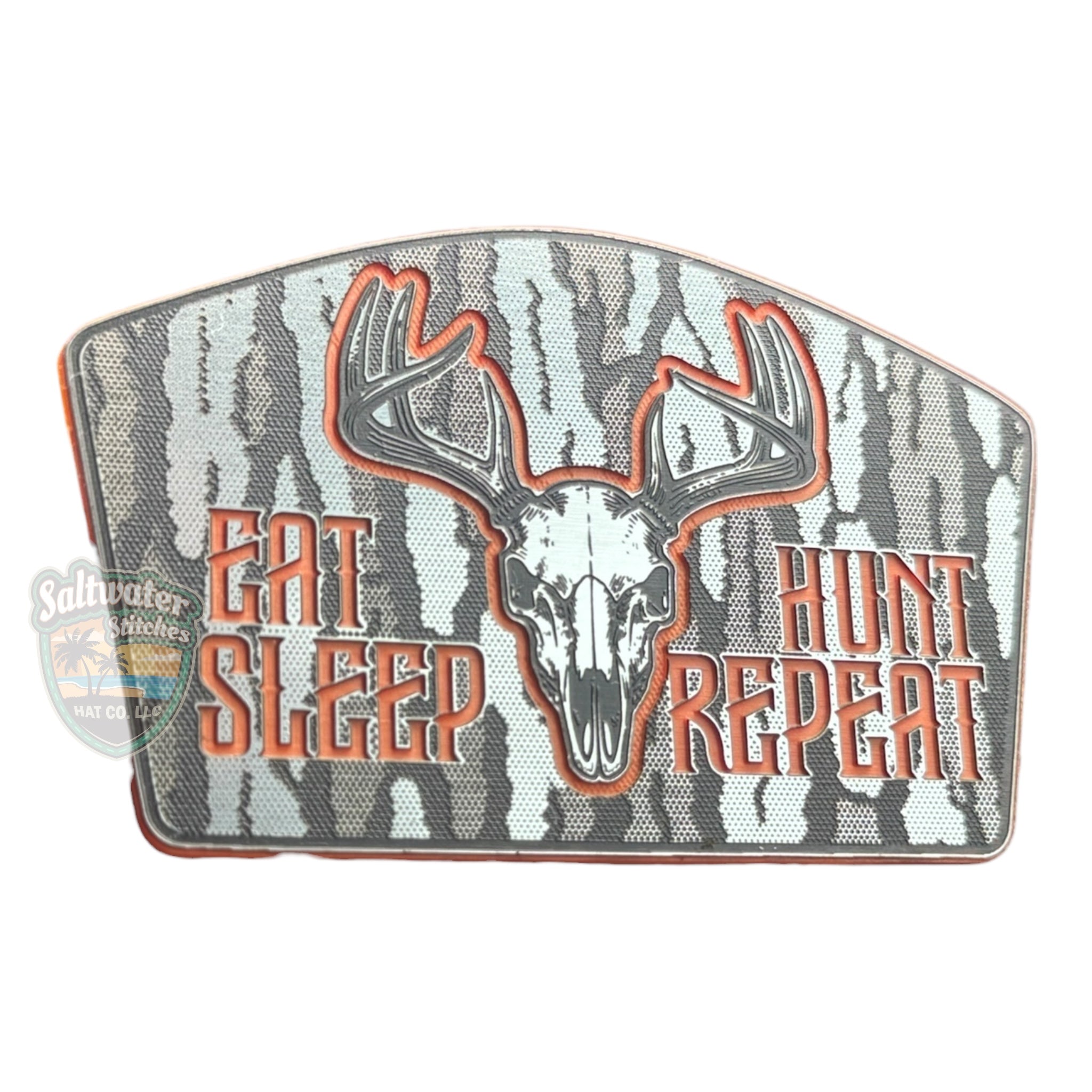 Eat Sleep Hunt Repeat trilayer acrylic – Lone Star Adhesive