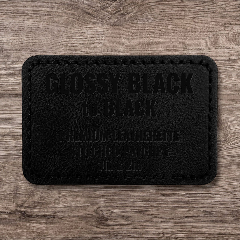 Stitched Premium Leatherette® Patches - 2"x3" Rectangle – Lone Star ...