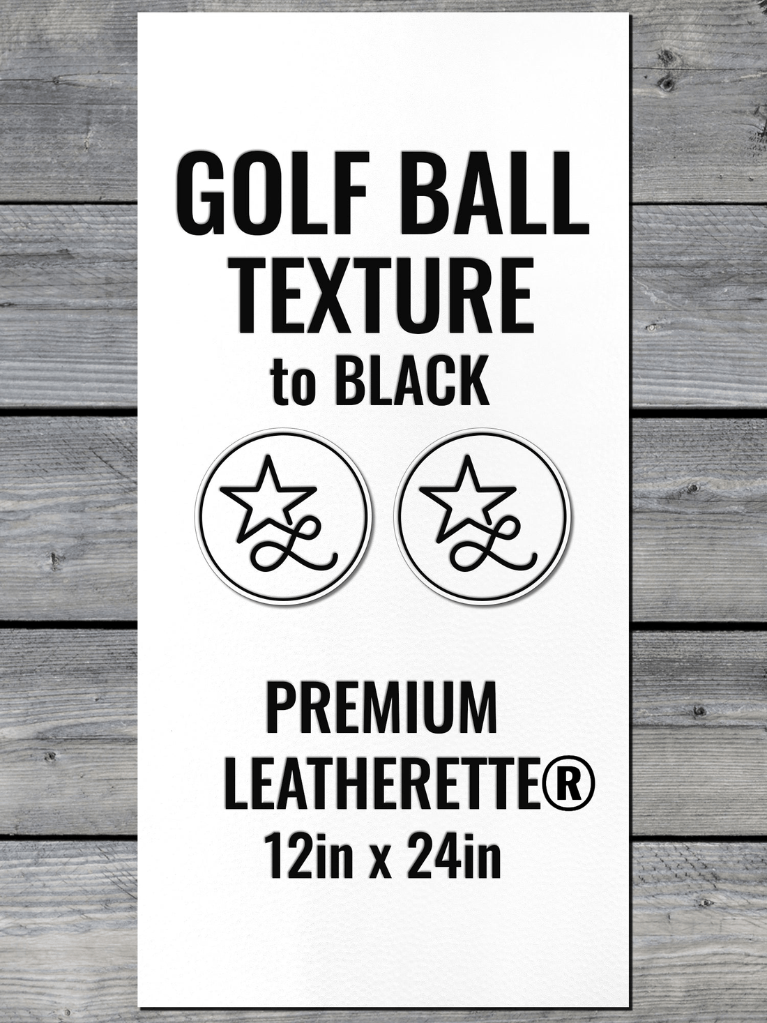 Golf Ball Texture / Black Durra-Bull Premium Leatherette® Sheets (12x2 ...