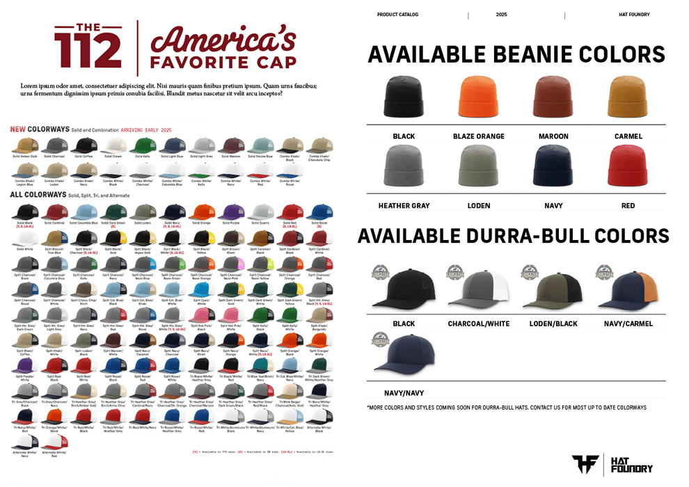 Hat Foundry Digital Product Catalog Template – Lone Star Adhesive