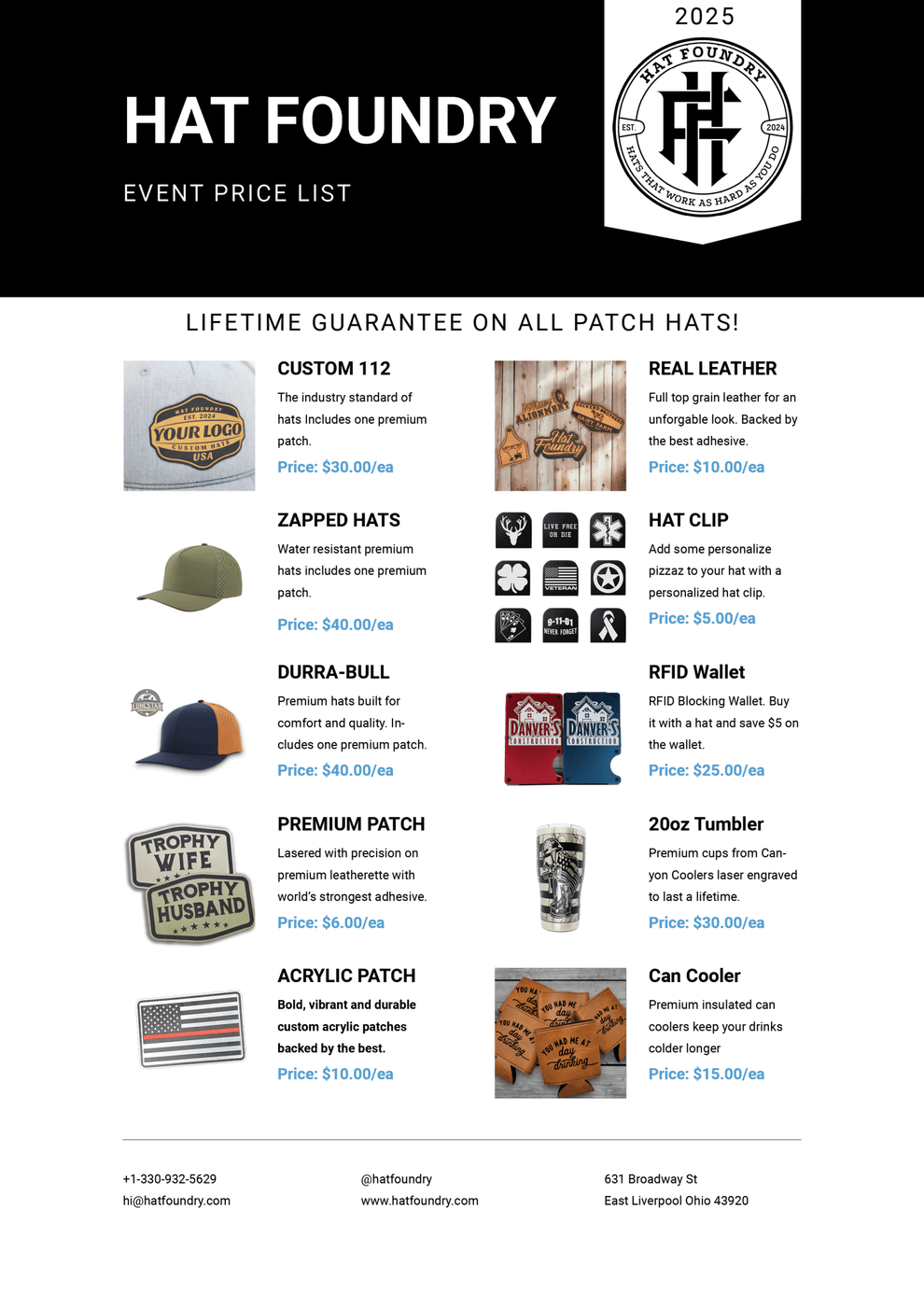 Hat Foundry Digital Product Catalog Template – Lone Star Adhesive