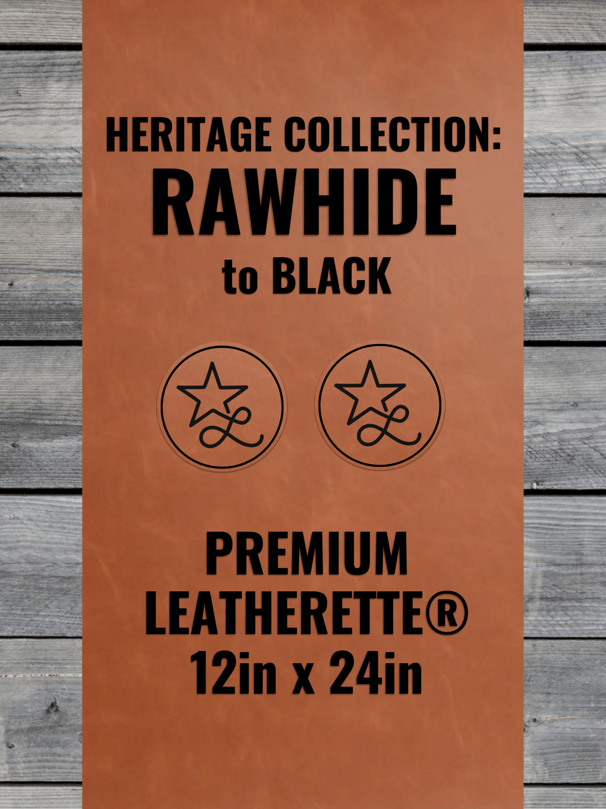 Heritage Collection: Rawhide Durra-Bull Premium Leatherette® Sheets (1 – Lone Star Adhesive