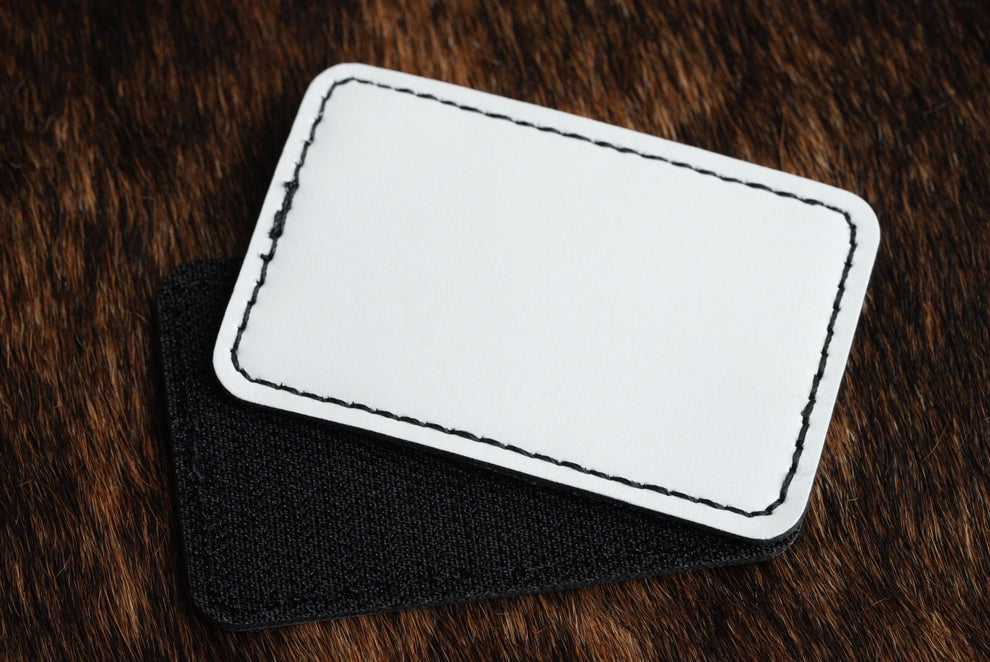 Hook & Loop Premium Leatherette® Patches - 2"x3" Rectangle – Lone Star Adhesive