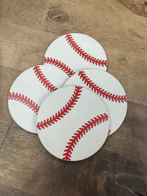 Leatherette Baseball patch - blank for engraving with raised stitching ...