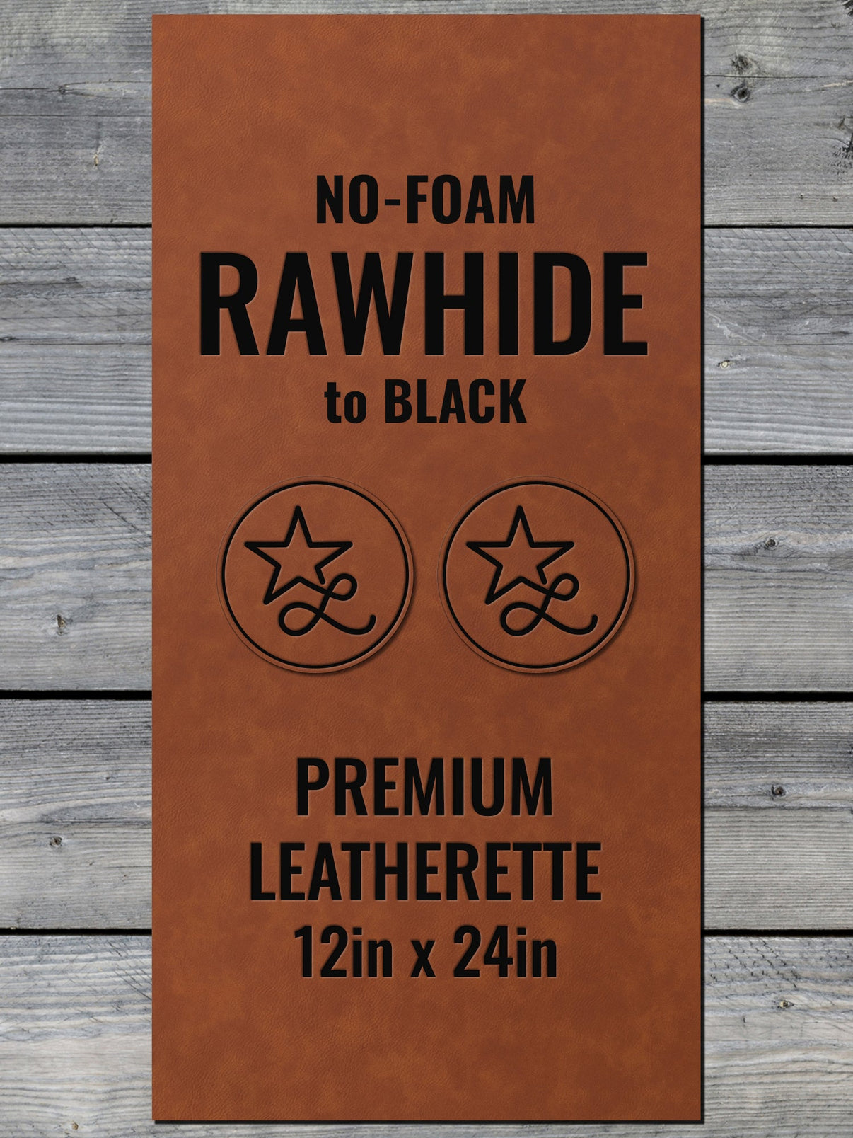 NO-FOAM Rawhide/Black Durra-Bull Leatherette Sheets (12x24) – Lone Star ...