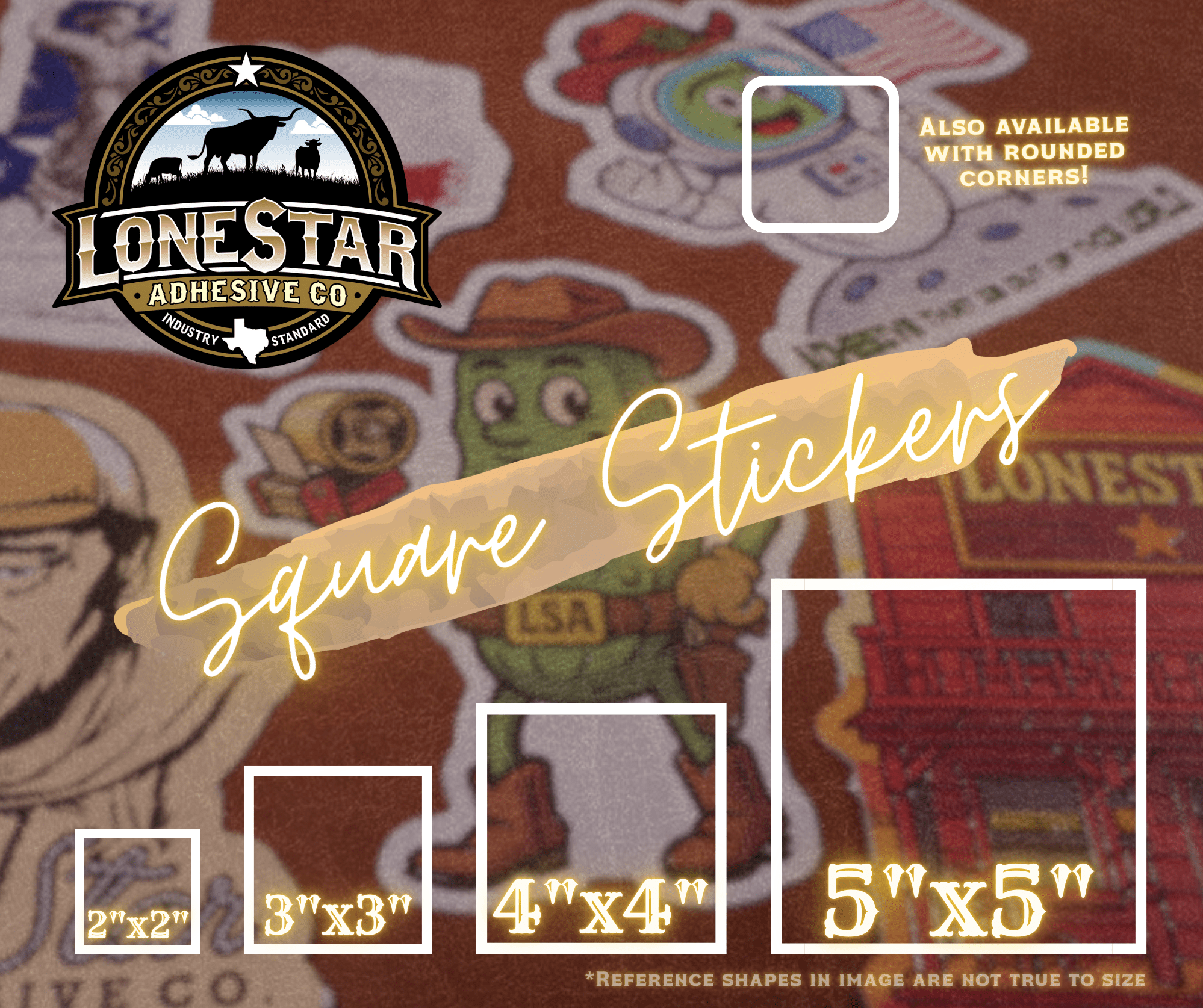 Custom Stickers – Lone Star Adhesive