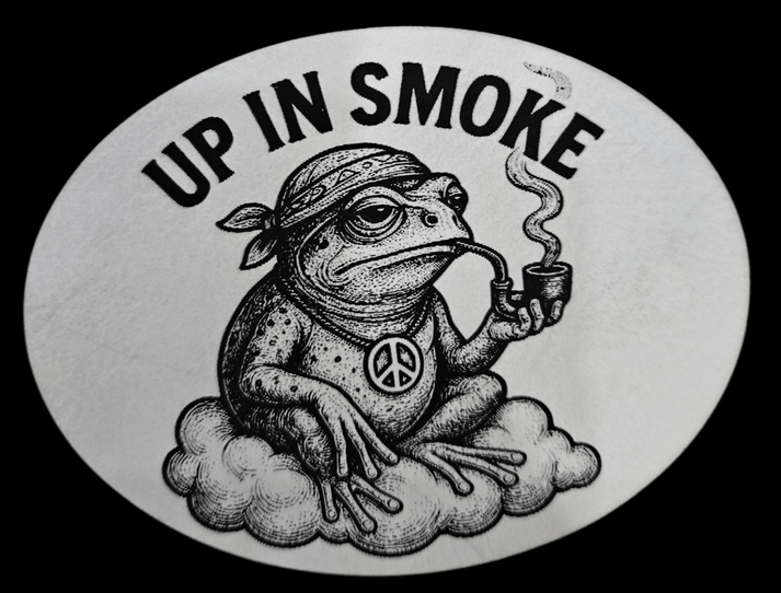 Up In Smoke Frog Digital File – Lone Star Adhesive